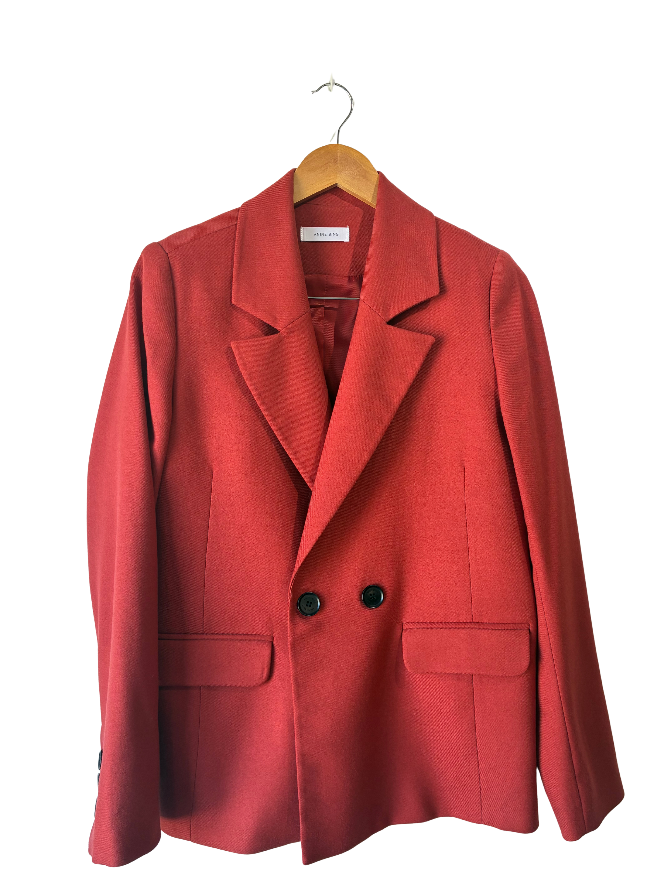 Anine Bing Red Pants Suit – The Curatorial Dept.